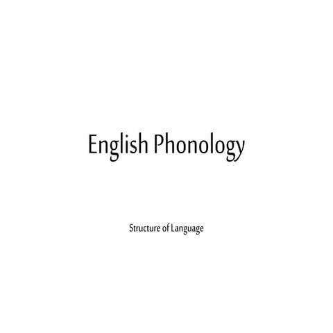 English Phonology - 02-Places of Articulation | PPTX