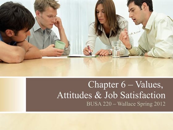 What is Values and Attitudes? | PPT | Careers