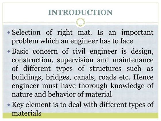 Material of construction | PPT