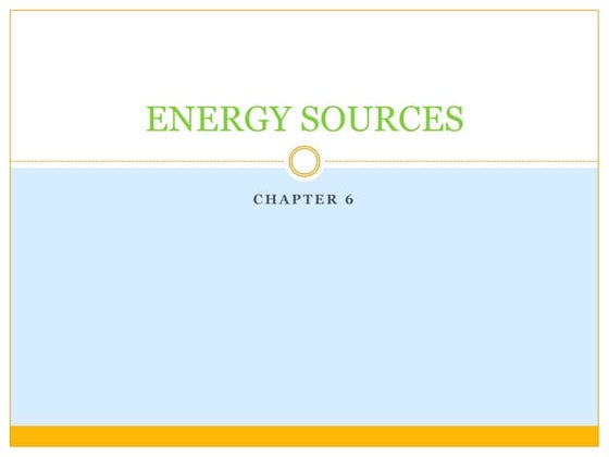 Renewable and Non- renewable energy Sources | PPT