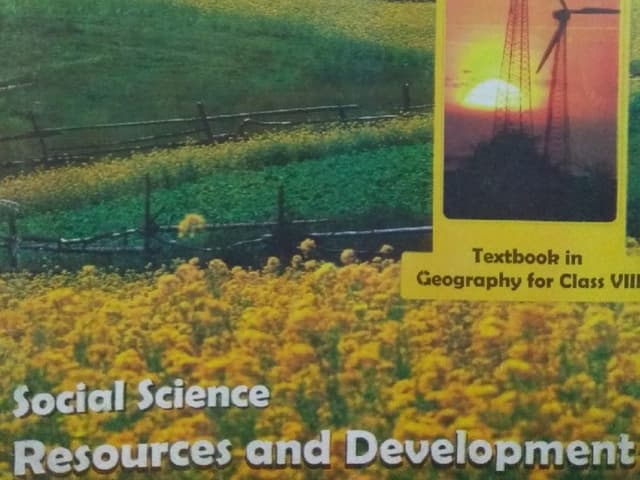 Class VIII Geography - 6 Human Resource | PPT