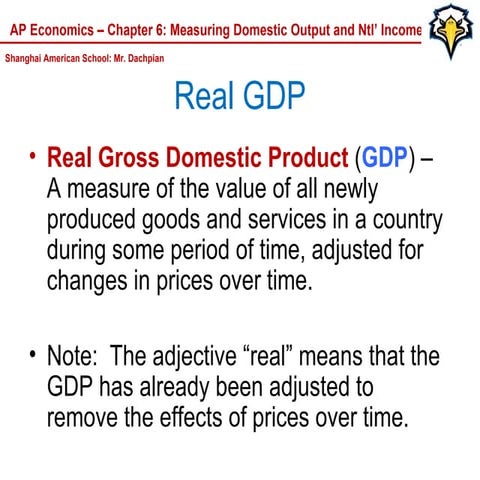 Ch 6 GDP Notes | PPT