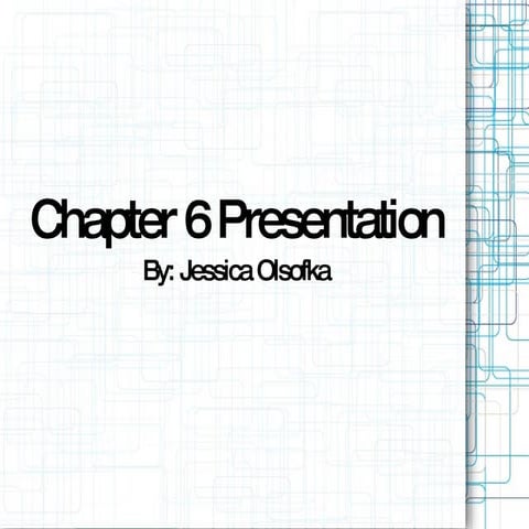 Ch 6 presentation | PPT