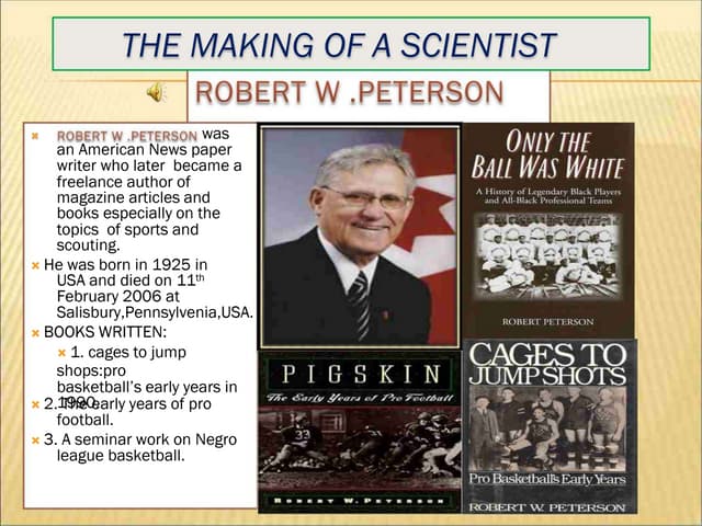 The making of a scientist | PPTX