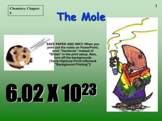 Moles and molar mass | PPTX | Chemistry | Science
