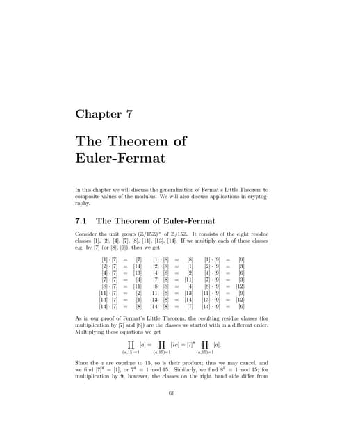 Euler's Theorem and Fermat's Theorem.pptx