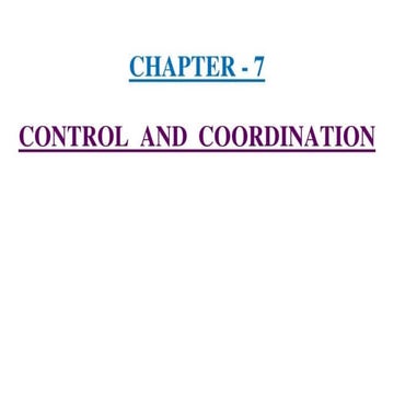 Ch 7 Control and Coordination.pptx business studies | PPT
