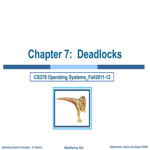 Deadlocks In Opearting Systems Detection Handling Recovery Ppt 9882