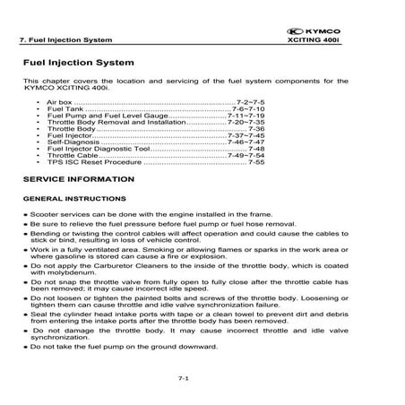 Ch7 fuel injection system_v2 | PDF