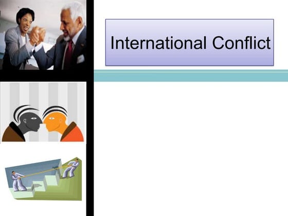 Peace and conflict | PPTX | War and Conflicts