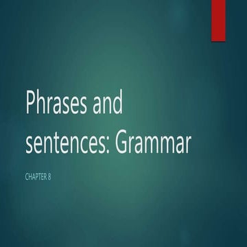 phrases and sentences | PPT