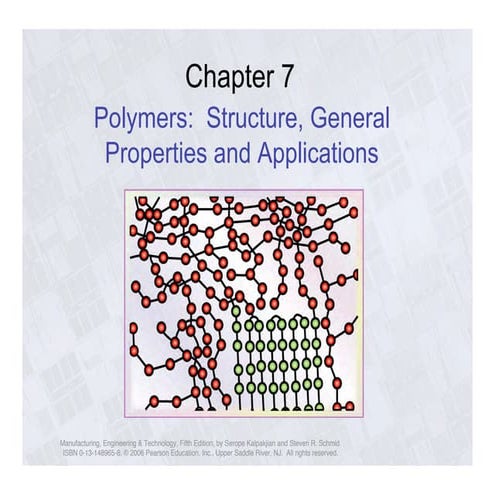 Ch7 polymers Erdi Karaçal Mechanical Engineer University of Gaziantep | PDF