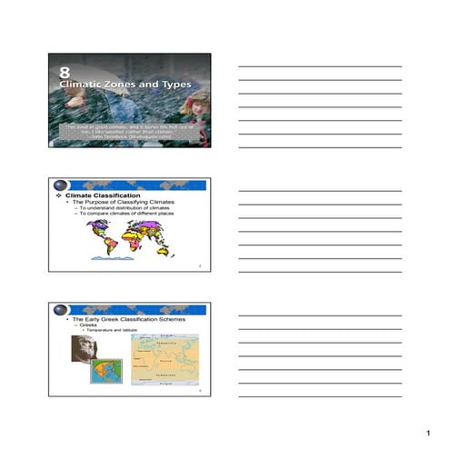 Grade 9 – Social Studies - Weather and Climate 3 -- Types of Climate ...