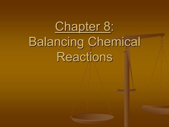 Writing and Balancing Chemical Equation | PPTX | Chemistry | Science