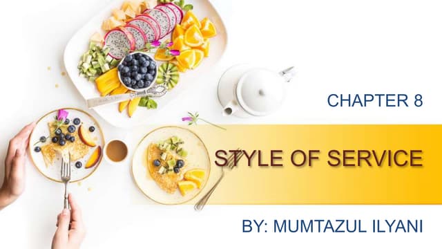 ROLES AND RESPONSIBILITIES OF FOOD AND BEVERAGE PERSONNEL | PPTX