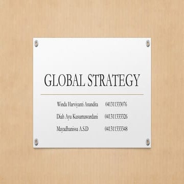 Ch8 global strategy | PPT