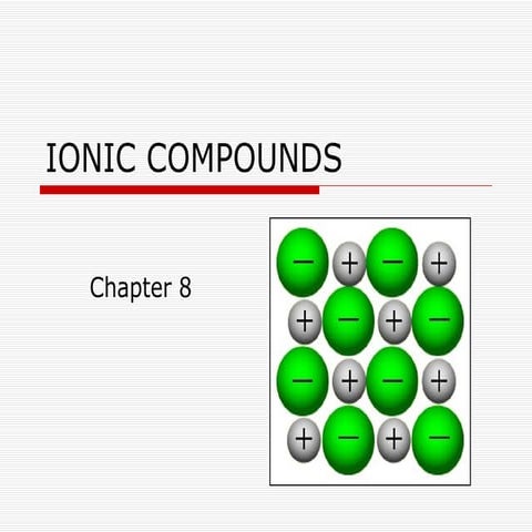 ch8 ionic compounds.ppt information about ionic bonds | PPT