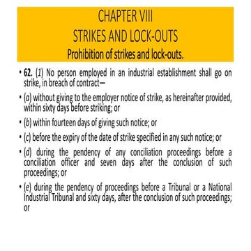 Strike and lockout | DOCX