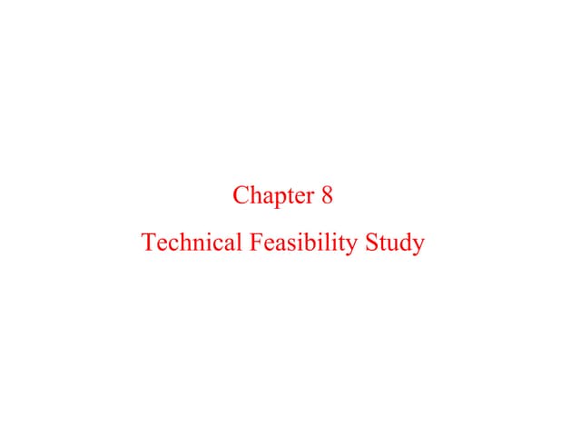 Feasibility study presentation | PPTX