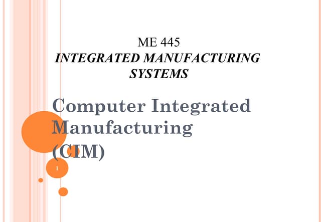 Computer Aided Process Planning (CAPP) | PPTX