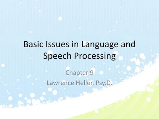 What is linguistics | PPT