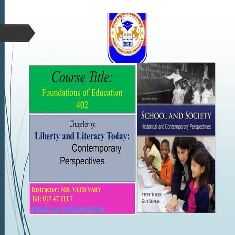 CH 9 Liberty and Literacy_Contemporary perspectives.ppt