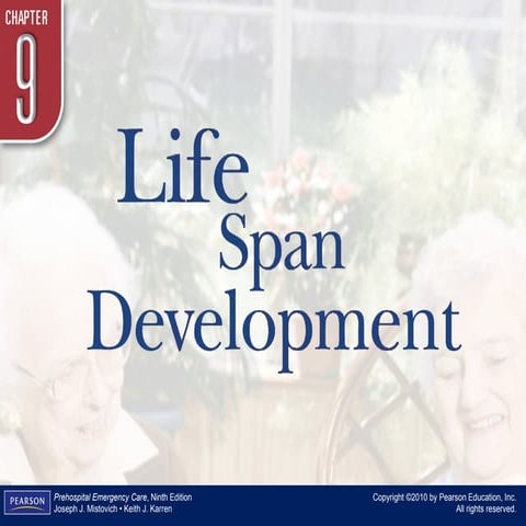 Chapter 9 Life Span Development Prehospital | PPTX