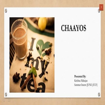 Chaayos v4 (1) | PPT