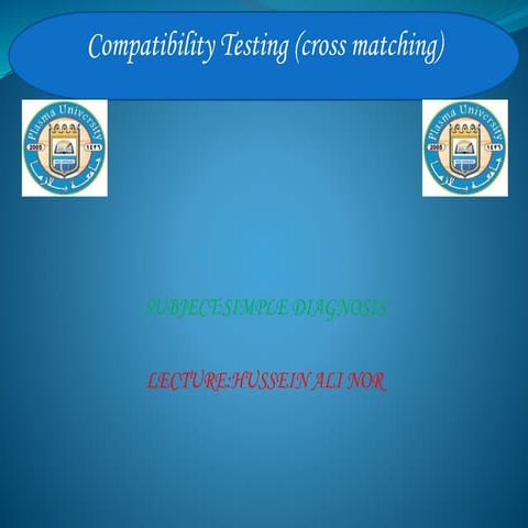 Chapter 7-The cross-matching-1.ppt