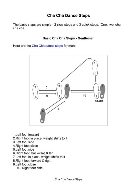 Cha Cha Powerpoint presentation | PPTX