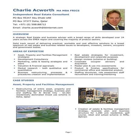 Professional Real Estate Projects - Company Profile | PDF