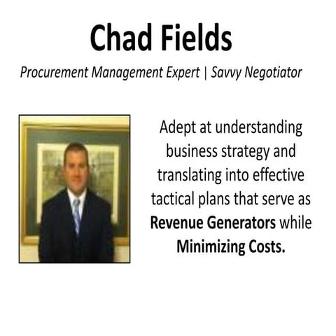 Chad fields results snapshot | PPT