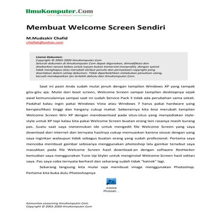 Chafid Logonscreen | PDF