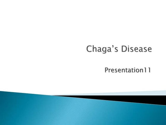 Reduviid bug And Chagas Disease | PPTX