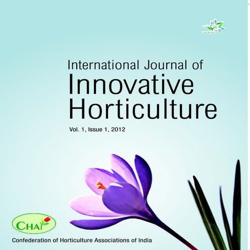 Chai journal -_ijih__vol1__no.1 | PDF