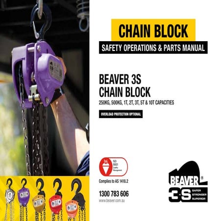 Chain Block Safety Operations and Parts Manual.pdf