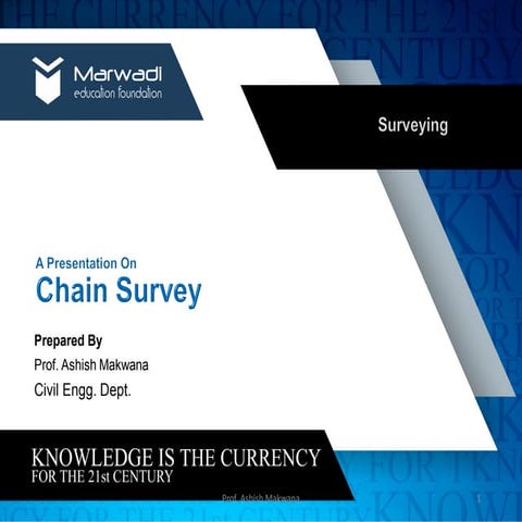 Chain survey_Surveying, Civil Engineering | PDF