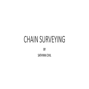 Chain surveying | PPTX