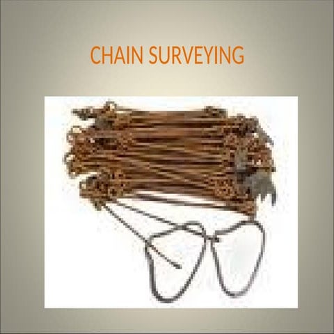 Chain surveying.1 | PPTX