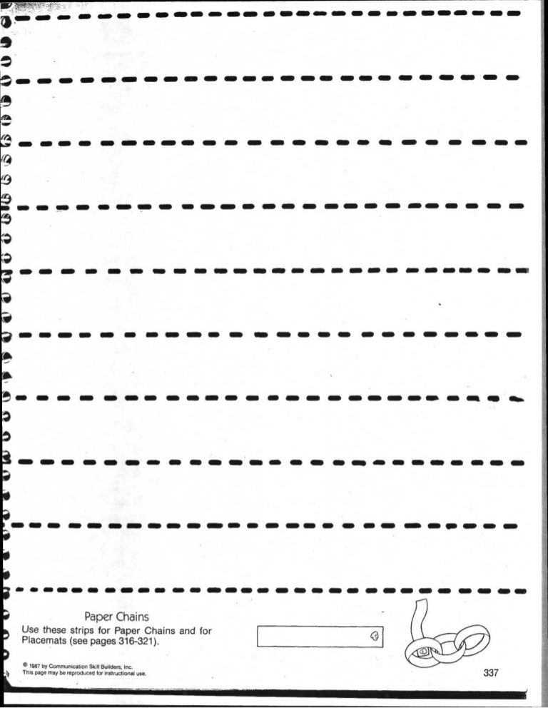 Paper Chain Template