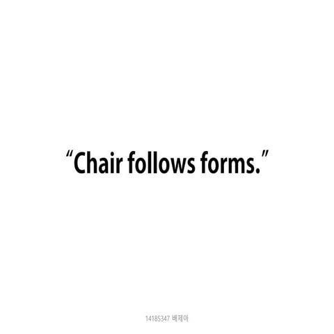 Chair follows forms | PDF