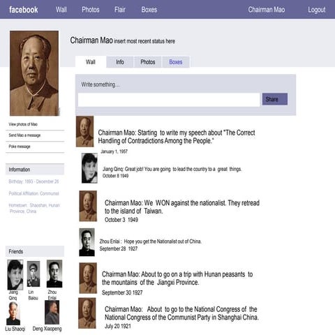Chairman Mao template | PPT