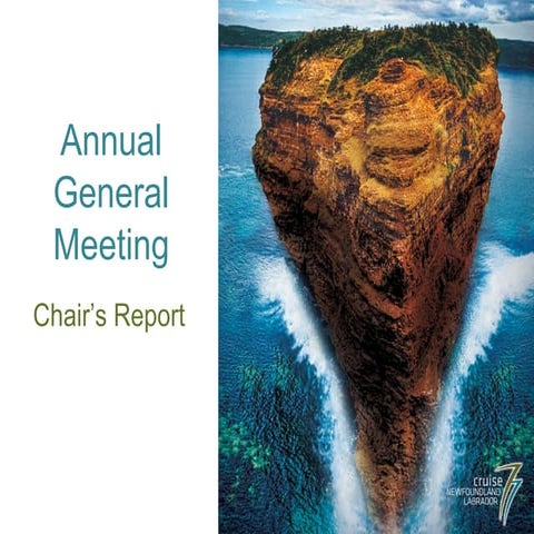 Chair Report 2011 | PPT | Cruises | Travel Type