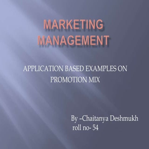 Chaitanya Deshmukh 54 Mm Ppt 