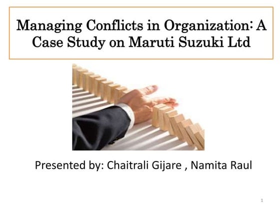 conflict management in organization with case study | PPTX | Sales ...