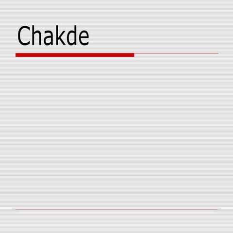 Chakde | PPT