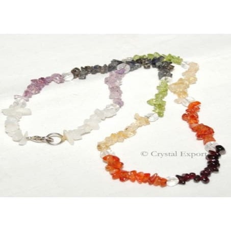 Chakra Chips Necklace with Crystal Ball. | PDF