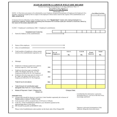 Challan mah-labour-welfare-fund | PDF