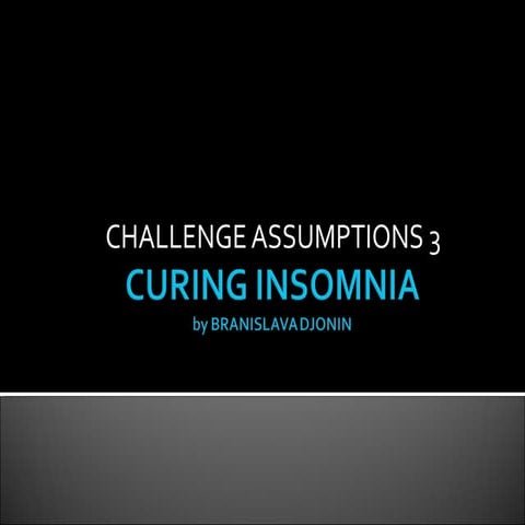 Challenge assumptions | PPT