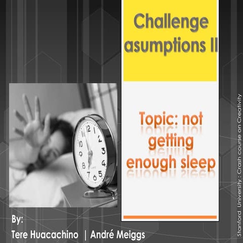 Challenge assumptions 2 | PPT
